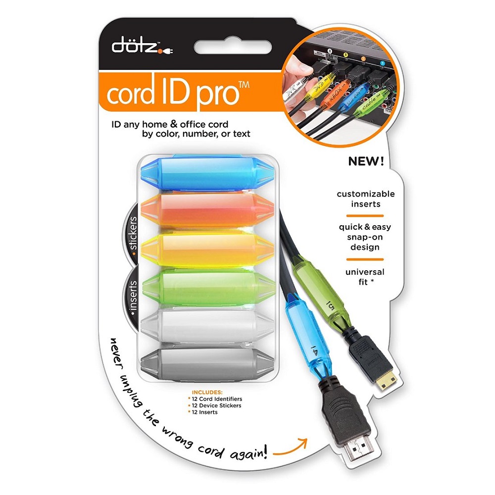 Dotz Cord ID Pro Cord Identification System Kit Cable Management 1 ... Dotz Cord ID Pro Cord Identification System Kit Cable Management 1 ...